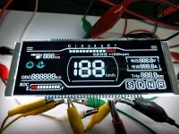 China Custom VA Black Segment LCD Display Printed Color For Car Dashboard 7 Segment Display 4 Digit LCD Display PIN Connect for sale