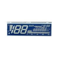 China HTN LCD Display PIN Connector Segment Type HTN LCD for Instruments and Meters Custom LCD Display for sale