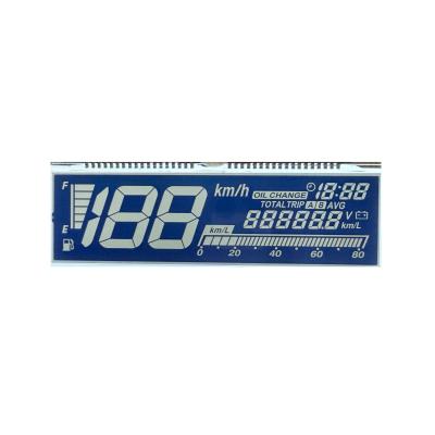 China HTN LCD Display PIN Connector Segment Type HTN LCD for Instruments and Meters Custom LCD Display for sale