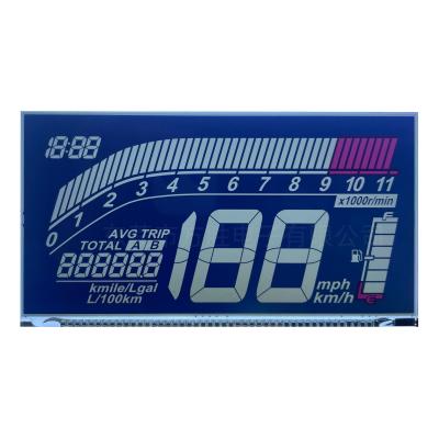 China Custom LCD Screen for Yamaha HTN LCD for Motorcycles Speedometer Custom Segment LCD Display for sale
