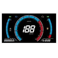 China Va Transmissive Segment LCD Display Screen for Motorcycles Speedometer VA Negative Lcd Display for sale