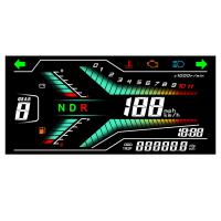 China Va Transmissive Segment LCD Display Screen for Motorcycles Speedometer VA Negative Lcd Display for sale