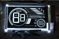 China Va Transmissive Segment LCD Display Screen for Motorcycles Speedometer VA Negative Lcd Display for sale