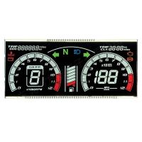 China Va Transmissive Segment LCD Display Screen for Motorcycles Speedometer VA Negative Lcd Display for sale