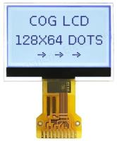 China Custom 12684 128x64 FSTN COG LCD Module Graphic COG LCD Reflective Black on White for sale