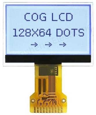 China Custom 12684 128x64 FSTN COG LCD Module Graphic COG LCD Reflective Black on White for sale