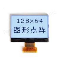 China Monochrome 128x64 Graphic COG LCD Pixels Transflective LCD 128×64 COG FSTN Positive 12864 Dot Matrix Screen for sale