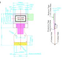 China Custom shape OLED display I2C White 0.32 inch OLED Display Panel 60x32 Pixels Smallest 0.32