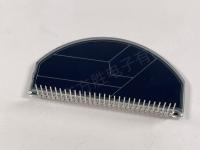 China Custom Blue Film Motorcycle LCD Screen LCD Monochrome Displays Semicircular Speedometer LCD Display for sale