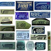 China Monochrome LCD Segment Displays for Anti glare Instrument Screen 7 Segment LCD Displays for Motorcycles for sale