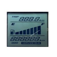 China Custom Motorcycle Speedometer High Quality Htn Speedometer LCD 6 'clock LCD Monochrome Display for sale