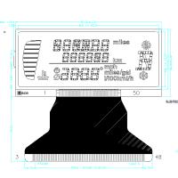 China OEM Segment LCD Display Manufacturer TN STN HTN FSTN Monochrome LCD Factory for Motorcycles/Speedometer/Car for sale