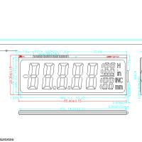 China Custom FSTN Negative LCD Displays FSTN LCD Display Glass Panel for Vernier calipers for sale