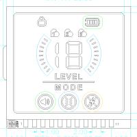 China Custom VA Segment Code Liquid Crystal Display for Dog training equipment VA Negative Segment LCD Panel for sale