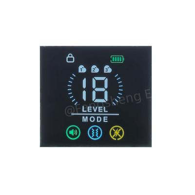 China Custom VA Segment Code Liquid Crystal Display for Dog training equipment VA Negative Segment LCD Panel for sale