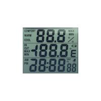 China Custom LCD Display for Thermometer And Hygrometer Zebra Connector Tn Segment Lcd 1/3 BIAS TN Positive Transflective Type LCD for sale