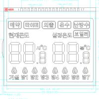 China Custom TN Positive Transflective Segment LCD for Thermometer and hygrometer OEM Segment LCD Display Panel TN STN HTN VA FSTN Reflective for sale
