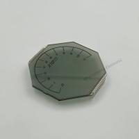 China Custom Irregularly Shaped HTN Display Screen For Motorcycles 6 O'CLOCK 7 Segment Lcd Glass Panels for sale