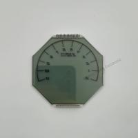China Custom Irregularly Shaped HTN Display Screen For Motorcycles 6 O'CLOCK 7 Segment Lcd Glass Panels for sale