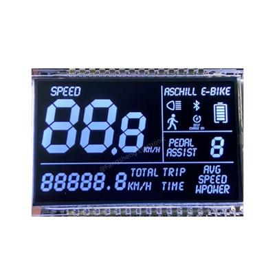 China Custom LCD Screen For E-Bike VA Segment LCD Screens Custom LCD Display VA Black Segment LCD Display for sale