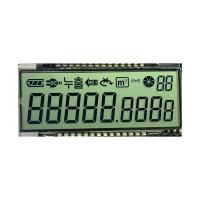 China Custom TN Lcd Segment Displays For Electronic Gas Meter PIN Connector 7 Segment Lcd Display for sale