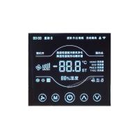 China Custom VA Monochrome LCD Displays For Thermostat VA Negative Monochrome Segment LCD Display for sale