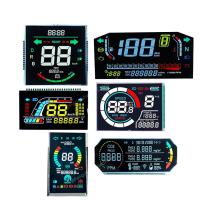 China Custom 7 Segment LCD E-Bike Vehicle Bike Motorcycle Meter LCD Display VA LCD Btn LCD Screen Monitor for E-Bike for sale
