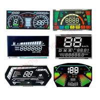 China Custom 7 Segment LCD E-Bike Vehicle Bike Motorcycle Meter LCD Display VA LCD Btn LCD Screen Monitor for E-Bike for sale