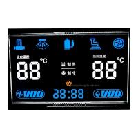 China Custom 7 Segment Display LCD Thermostat Sun Readable VA Segment LCD 7 Segment Monochrome LCD Display Module for sale