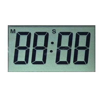 China Custom Tn Positive Reflective 6 O′ Clock Underwater Timer Segment LCD Display 12PIN TN Positive 4-Digits Segment LCD Panel for sale