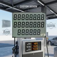 China 6-Digit 7-Segment TN LCD, Big Size Custom Liquid Crystal Display for Fuel Dispenser for sale