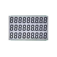 China 6-Digit 7-Segment TN LCD, Big Size Custom Liquid Crystal Display for Fuel Dispenser for sale