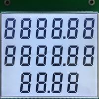 China 6-Digit 7-Segment TN LCD, Big Size Custom Liquid Crystal Display for Fuel Dispenser for sale