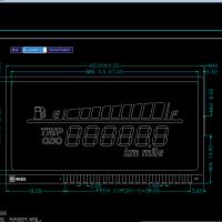 China LCD Screen for Honda PCX 125/150 Custom Speedometer Va LCD Segment LCD Display for sale