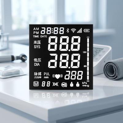 China Custom Size VA Segment LCD Screen Medical Application VA segment LCD Displays for sale