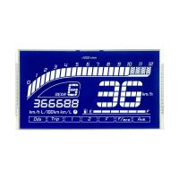 China Wholesale HTN Blue LCD Motorcycles Negative LCD Display for Speedometer HTN Negative Color Screen for sale