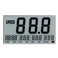 China Transparent 7 Segment TN LCD Display For Medical / Blood Glucose Meter for sale