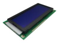 China Blue Mode Transmissive LCM LCD Display Negative Character Screen For Instrument  for sale