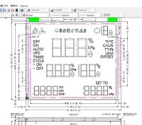 China Custom Thermostat Medical Lcd Screen Black Va Monochrome 7 Segment Display 4 Digit Tn Htn Stn Va Lcd Module for sale