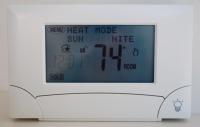 China 7 Segment TN LCD Display For Thermostat Positive Mode 86mm * 49mm * 2.8mm Outline Size for sale