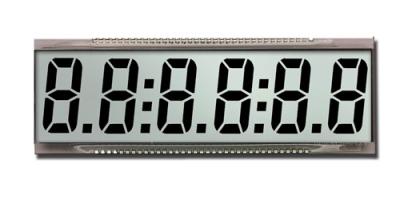 China Pin Connection Various TN LCD Display 4 Digit Segment Glass Panel ROHS Compliant for sale
