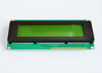 China 20 X 4 2004A LCM LCD Display Yellow - Green Screen 98 X 60 X 13.5mm Outline Size  for sale
