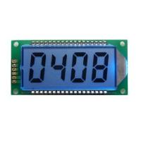 China 4 Digit 7 Segment Color VA LCD Display With Silk Printing Custom Design for sale