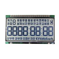 China OEM Segment HTN LCD Display Monochrome Reflective Polarizer Type Metal Pin Connector for sale