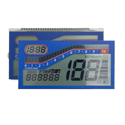 China Custom Segment LCD Display for Motorcycle Speedometer | OEM ODM Monochrome Segment Display for sale