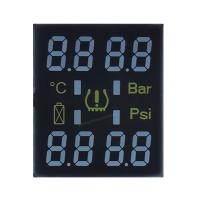 China Custom Segment LCD Display Factory TN HTN VA Monochrome 7 Segment LCD Screen for Meter Gauge Instrument Panel for sale
