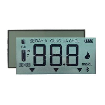 China Custom TN Segment Segment LCD Display for Medical Glucose Meter Blood Sugar Testing Device Handheld Medical LCD Module Manufacturer for sale