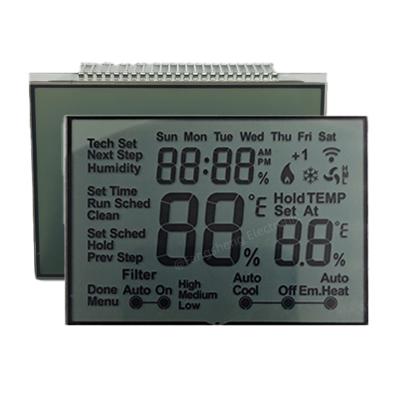 China Custom HTN Positive Segment LCD Display | Monochrome Industrial LCD Screen for sale