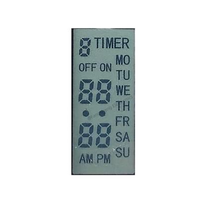China Customized 7 Segment TN LCD Display for Digital Timer and Countdown Timer Applications for sale