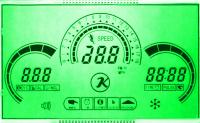 China Digit Character Blue Film Lcd Display , Programmable Lcd Display For Running Machine / Sports Machines for sale